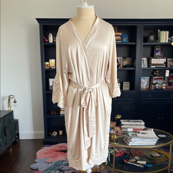 Aw Bridal | Intimates & Sleepwear | Aw Bridal Elegant Beige Lace Trim ...
